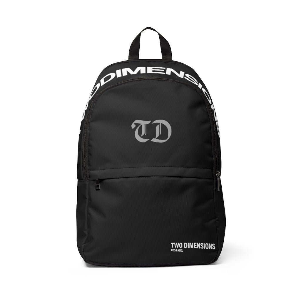 FABRIC TD BACKPACK (BLACK) – TWODIMENSIONS